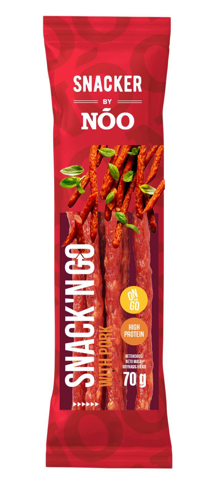 Snack'n'Go with Pork 70 g - Nõo Lihatööstus